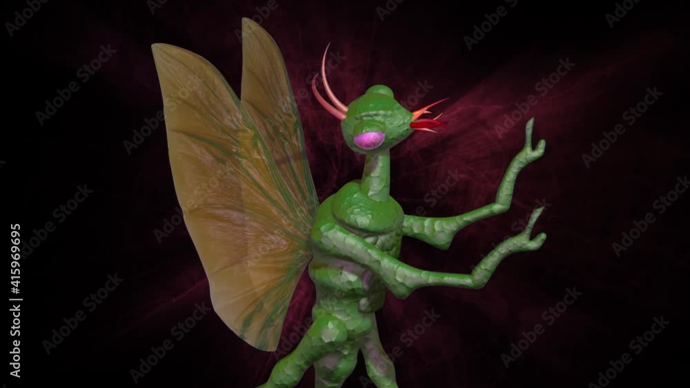 Extraterrestrial Species Mantis alien. Interdimensional ET. Insect ...