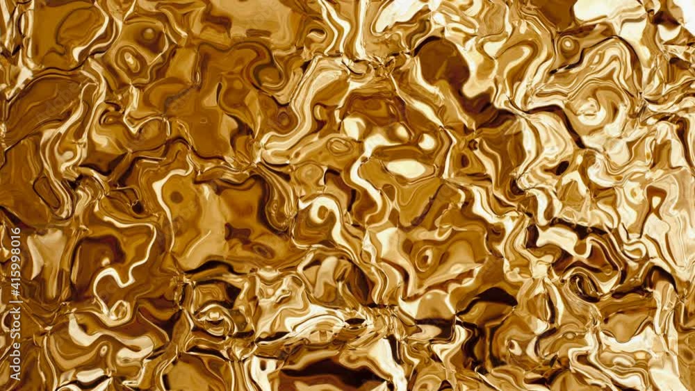 abstract gold liquid. Golden wave background. Gold background. Gold ...