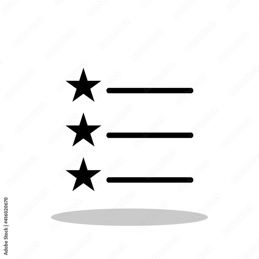 Highlighted menu icon in flat style. Menu symbol for your web site ...