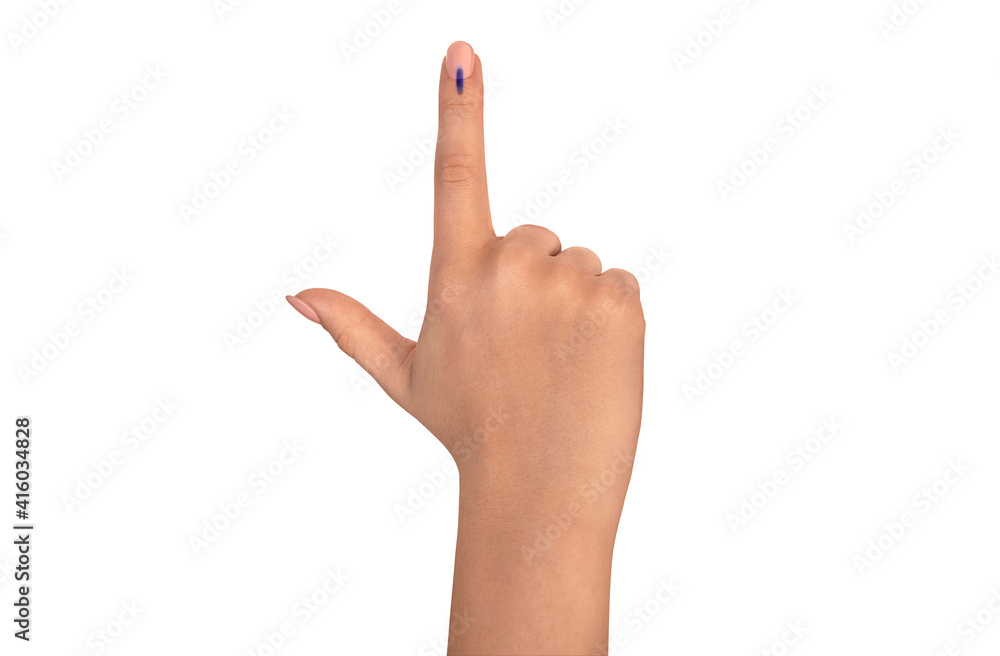 male Indian Voter Hand with voting sign or ink pointing out , Voting ...