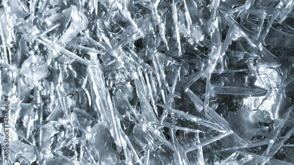 Winter Textured Icy Background background for banner closeup. Ice ...