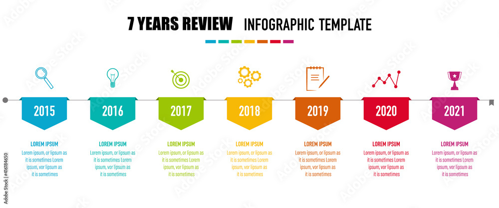 Infographic Year In Review Template