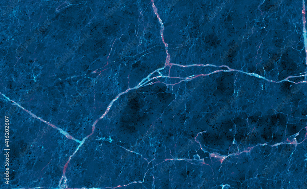 Abstract blue marble texture for background with beautiful vein ...
