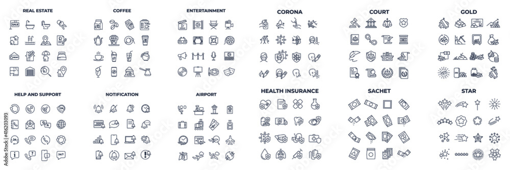 192 icon pack symbol template for graphic and web design collection ...