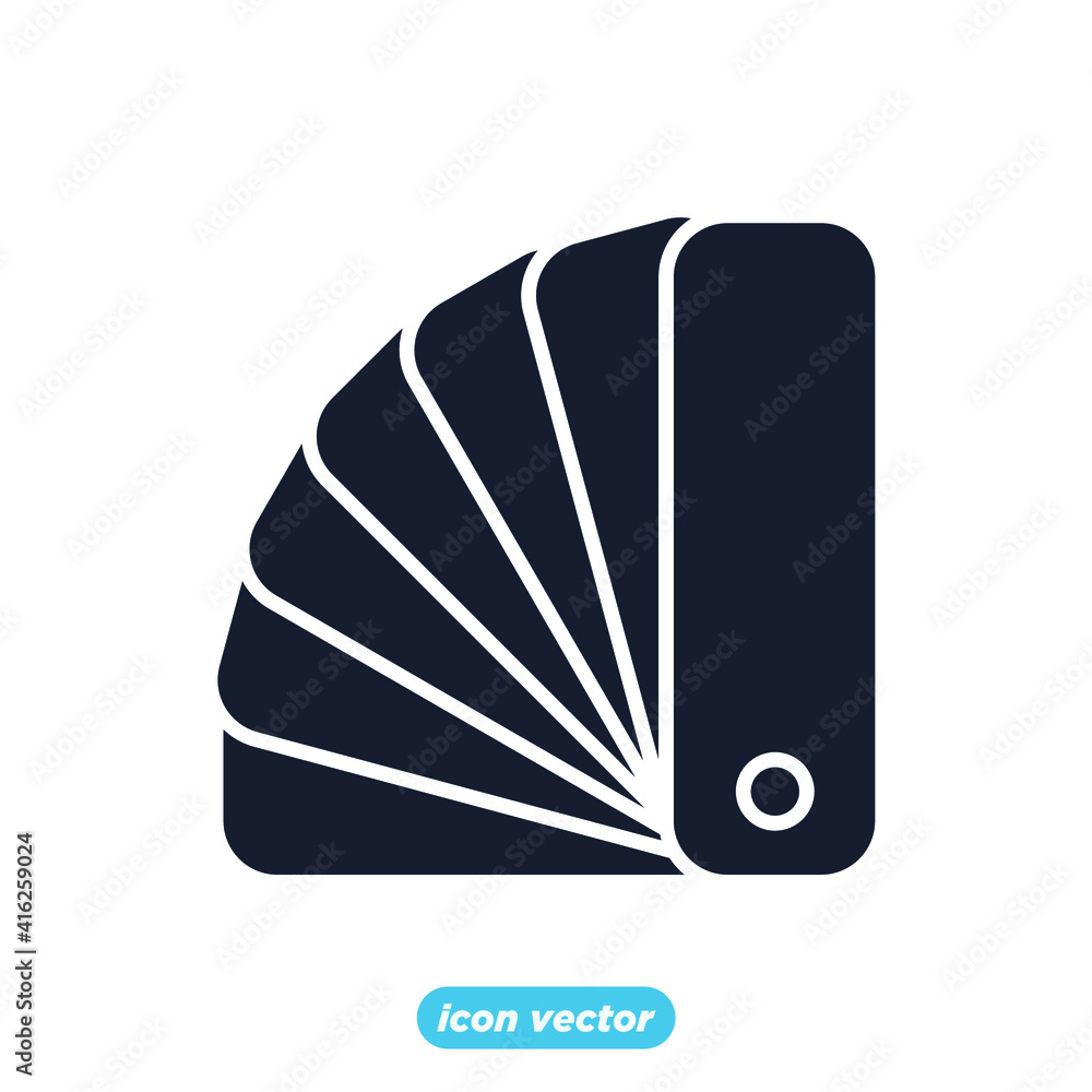 color swatch icon. color swatch symbol template for graphic and web ...