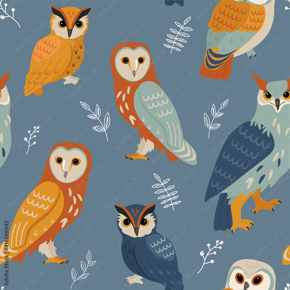 Abstract Owl Design