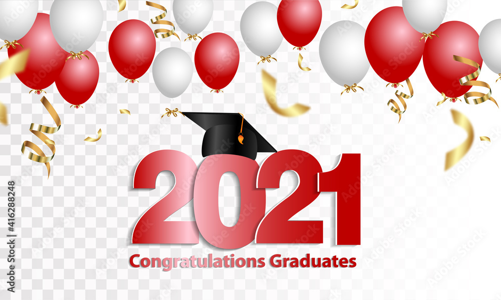 Congratulations on your graduation. Class of 2021. Graduation cap and ...