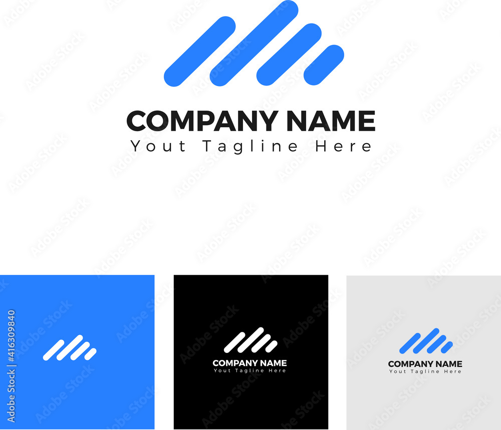 Modern and simple Signal Logo for any purpose Stock Vector | Adobe Stock