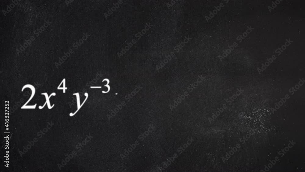 Vidéo Stock A progression of complex math formulas, appearing on a ...