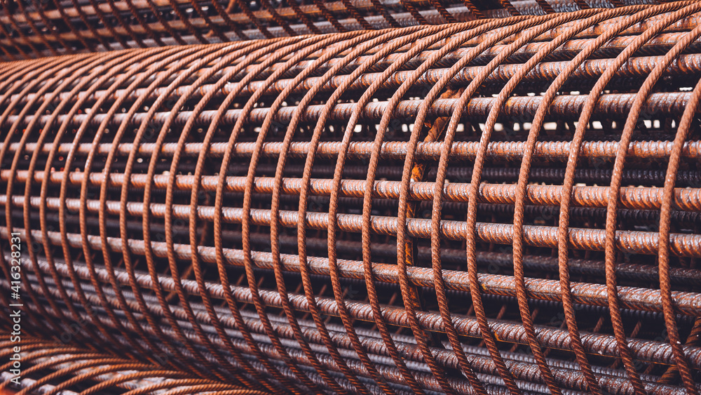 . Iron Bundle for making reinforcement concrete . rebar for reinforce ...