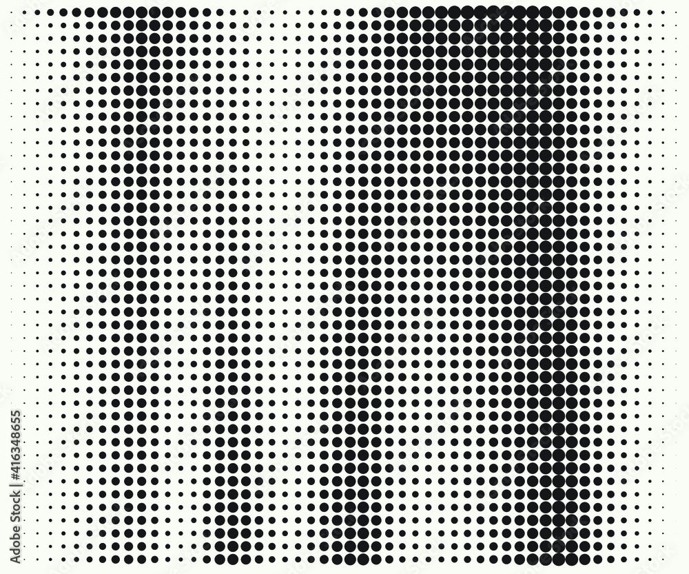 Horizontal lines. Design halftone element. Vector illustration. Line ...