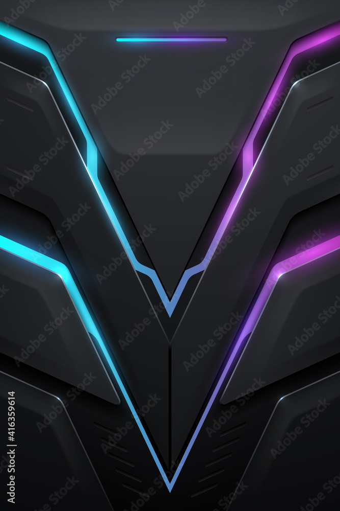 Abstract technology background with light effect Stock Vector | Adobe Stock
