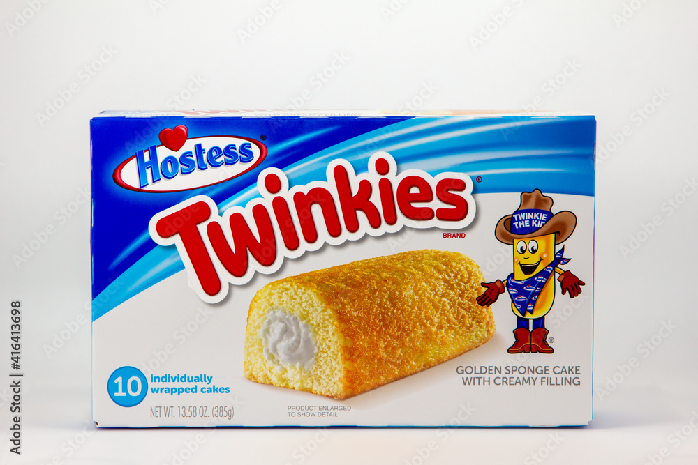 Hostess Twinkies Package and Trademark Logo Stock Photo | Adobe Stock