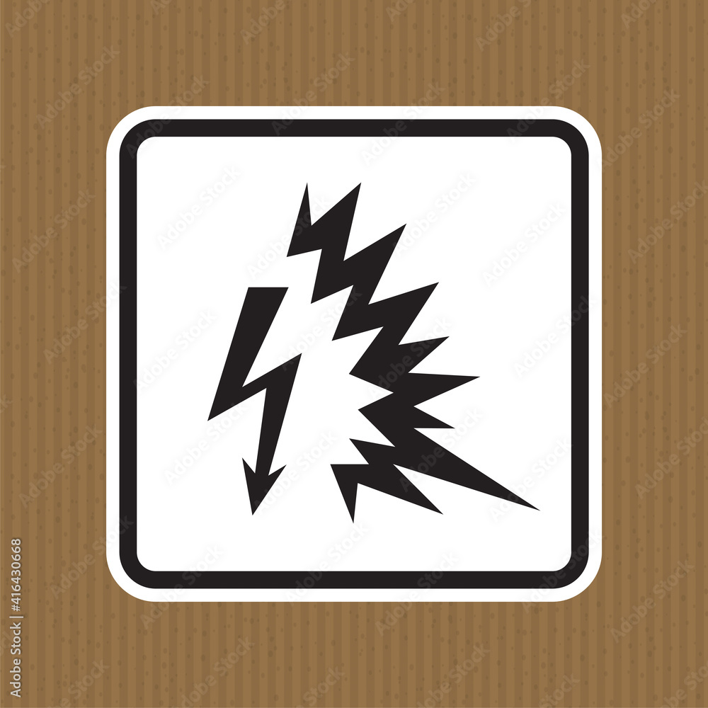 Arc Flash Symbol Sign Isolate On White Background,Vector Illustration ...