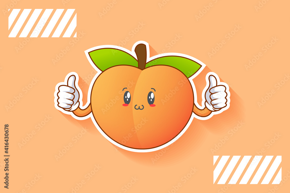 SMILING, HAPPY, UWU Face Emotion. Double Thumb Up Finger Hand Gesture ...