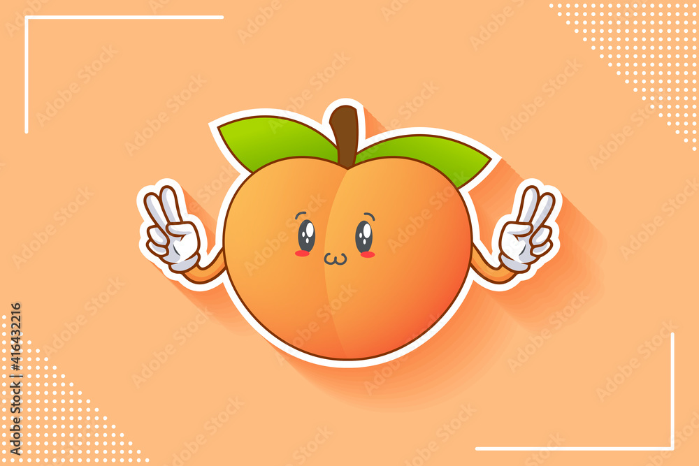 SMILING, HAPPY, UWU Face Emotion. Double Peace Finger Hand Gesture ...