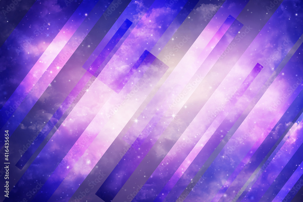 Abstract purple night sky background with straight lines. Stock ...