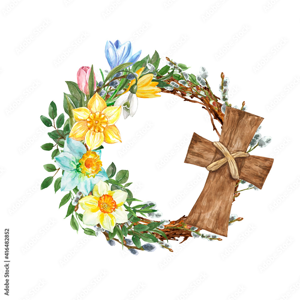 Crosses Decorated For Easter | Shelly Lighting