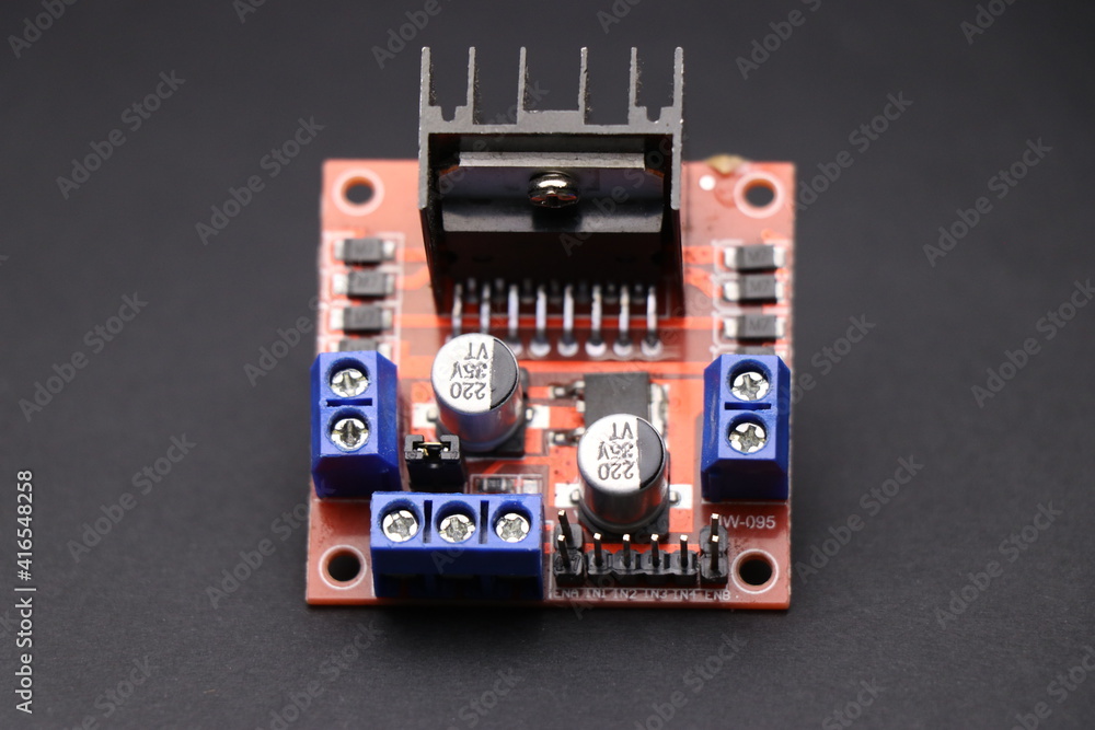 Motor driver used in interface between motor and control circuits used ...