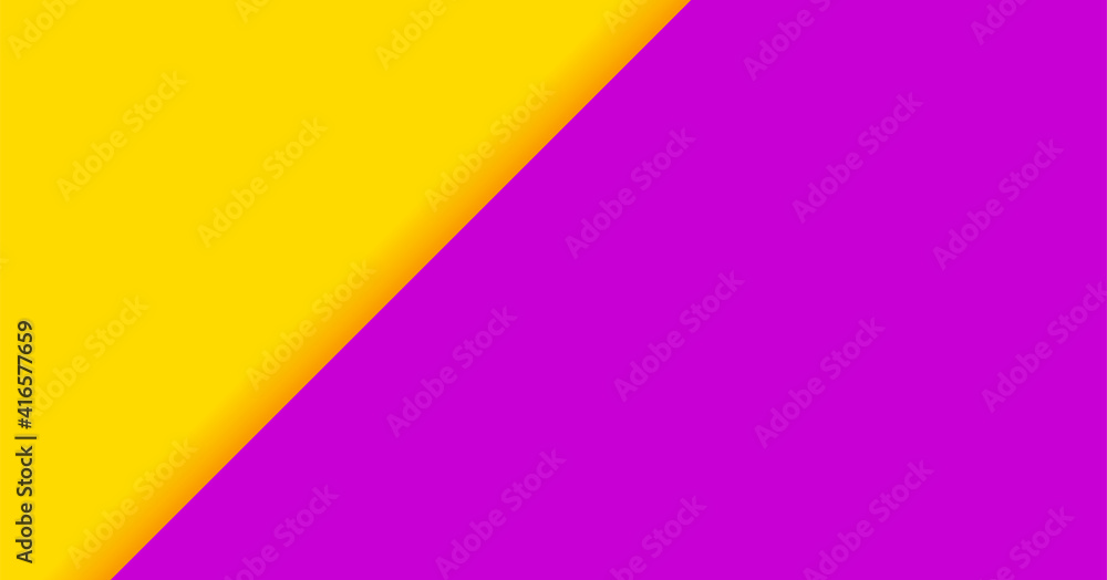 yellow purple color for banner background, two tone opposite colors ...