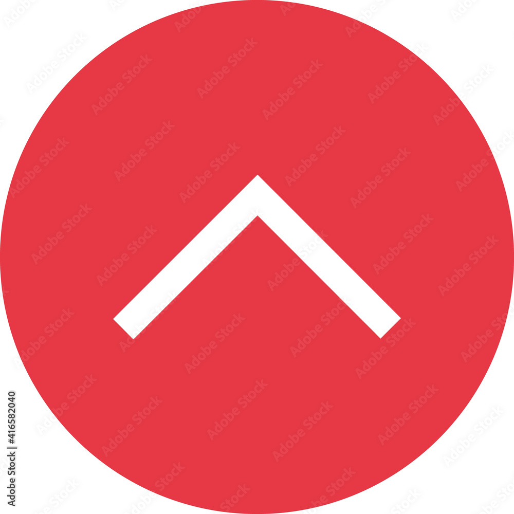 Up Arrow Icon Stock Vector | Adobe Stock