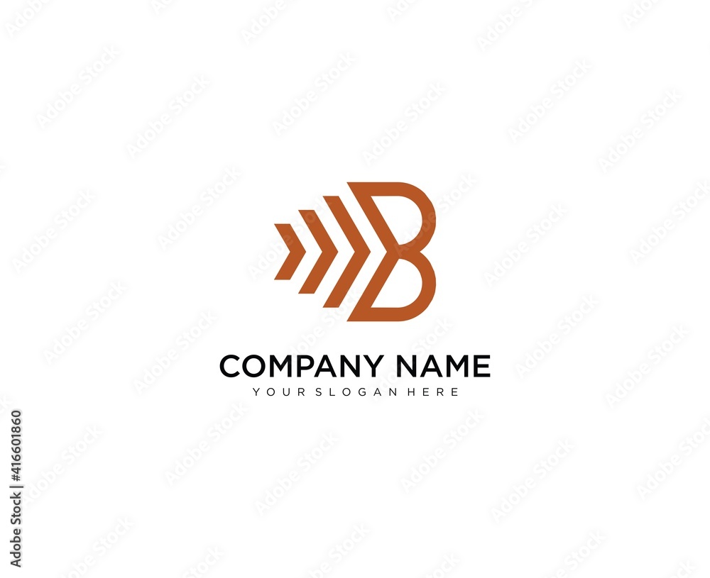 B AND BB lettering logo design. Creative minimal monochrome monogram ...