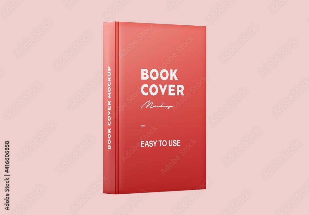 Hard Cover Book Mockup Stock Template | Adobe Stock