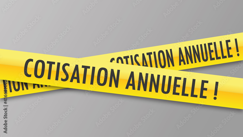 Logo cotisation annuelle. Stock Vector | Adobe Stock