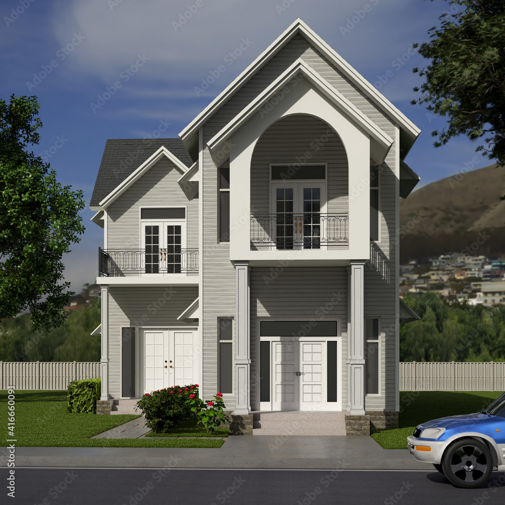 American Suburban House Styles