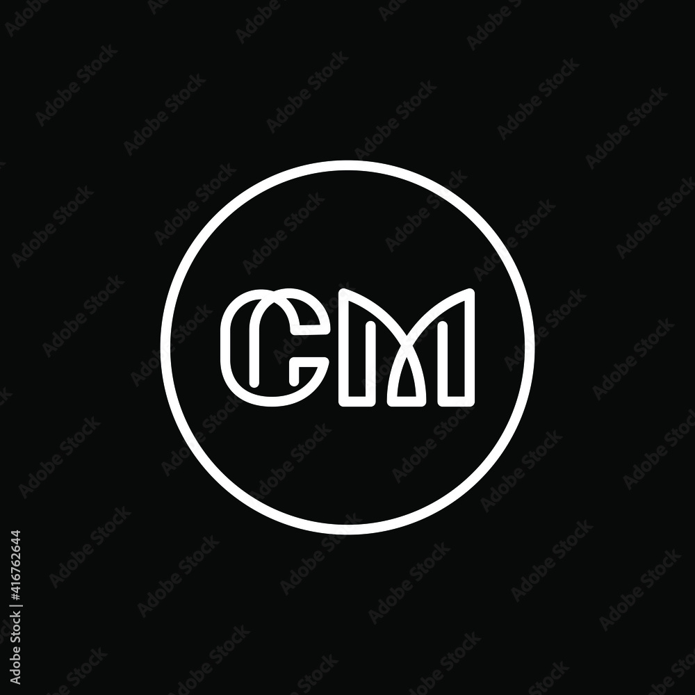 CM logo CM icon CM vector CM monogram CM letter CM minimalist CM ...