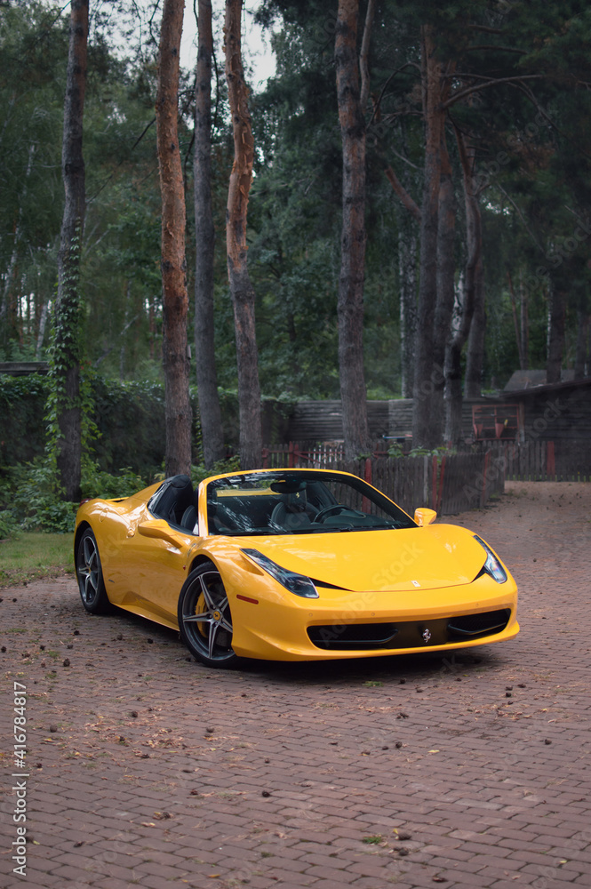 Ferrari 458 Italia Wallpaper Yellow