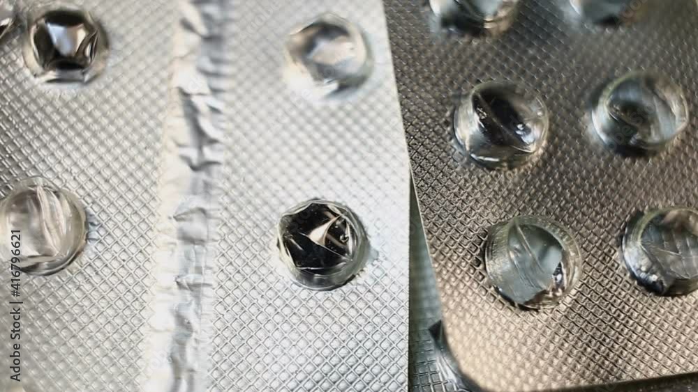 Empty cold formed aluminum blisters (PVC aluminum foil blister pack ...