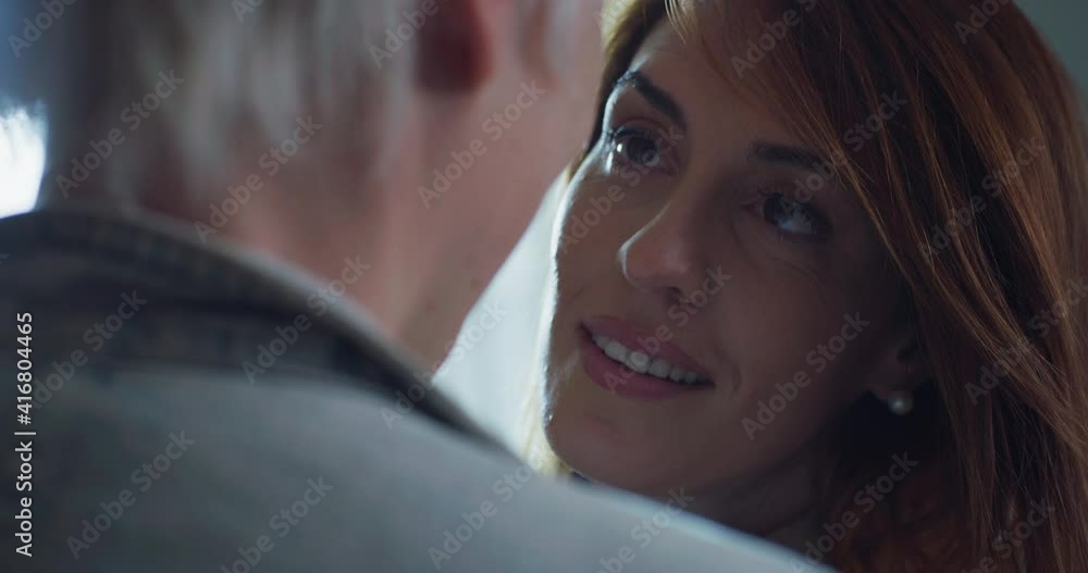 Cinematic shot of carefree happy homosexual female gay and transgender ...