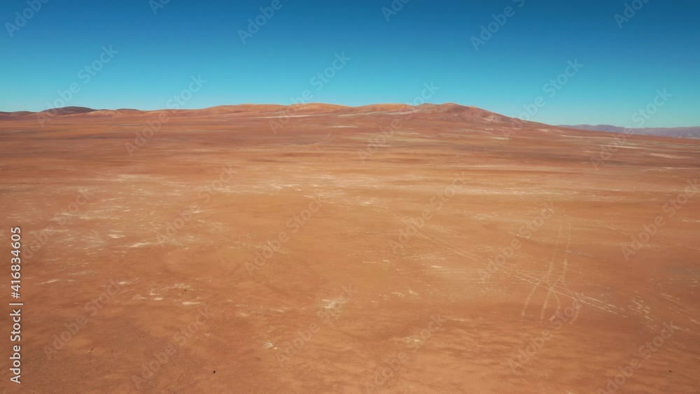 Exploring Atacama Desert vast dry extensions in the driest area of this ...
