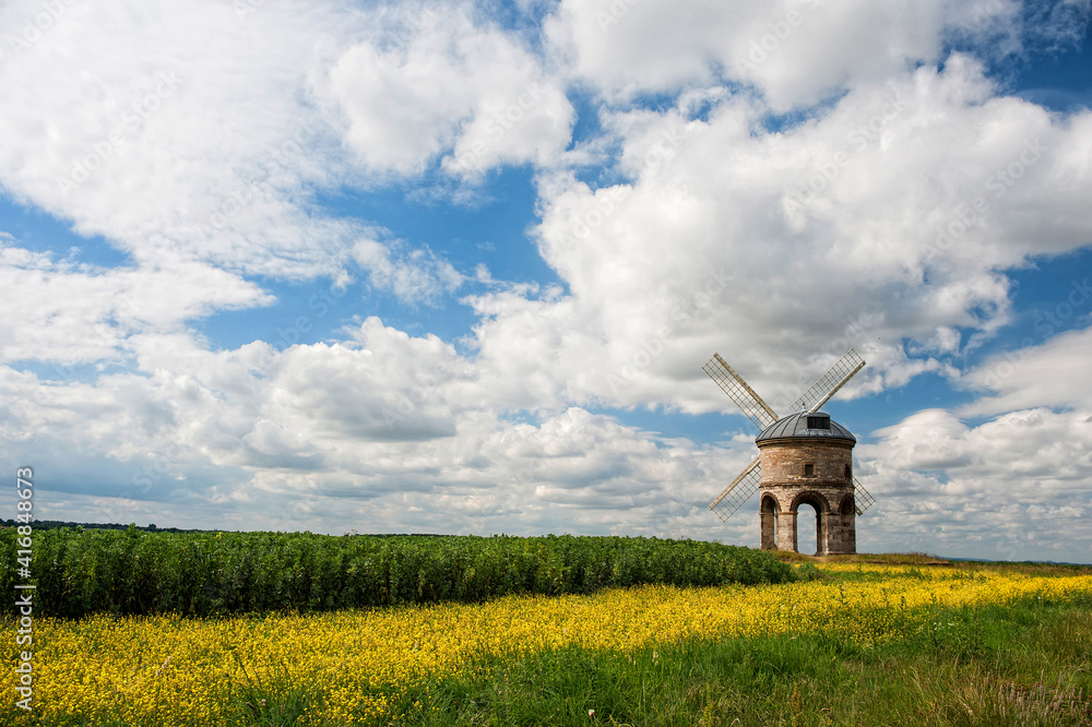 Chesterton Windmill near Leamington Spa, Warwickshire a 17th-century ...