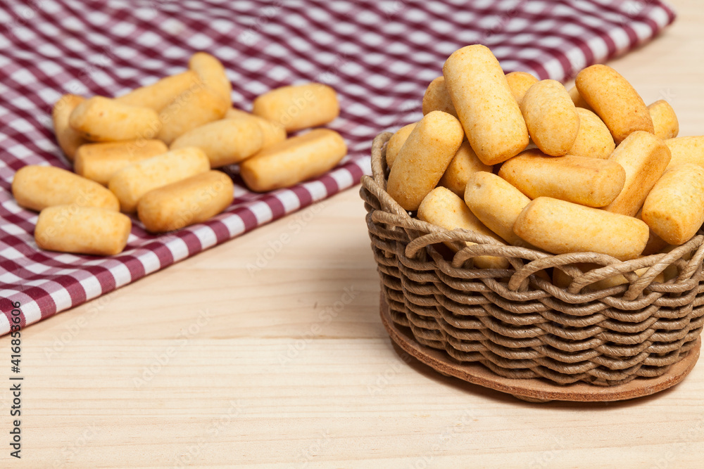 Traditional Colombian gastronomy of achiras del huila snacks. foto de ...