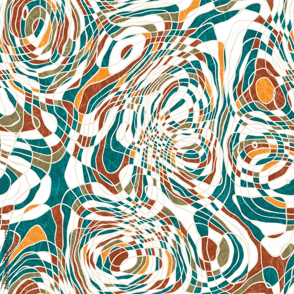 Seamless abstract line geo pattern for print. High quality illustration ...