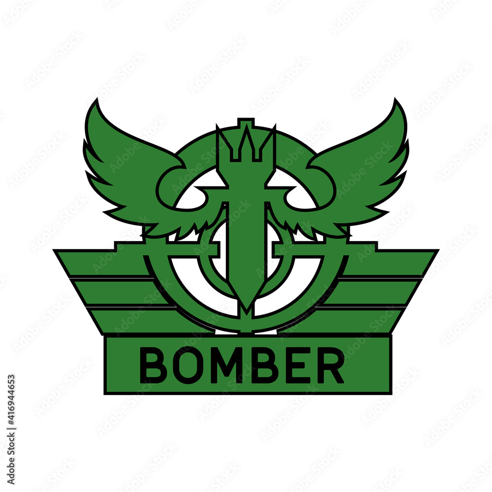 army badge logo isolated on white background, vector illustration Stock ...