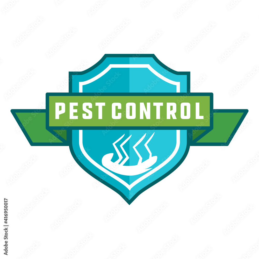 pest control logo for fumigation business. vector illustration Stock ...
