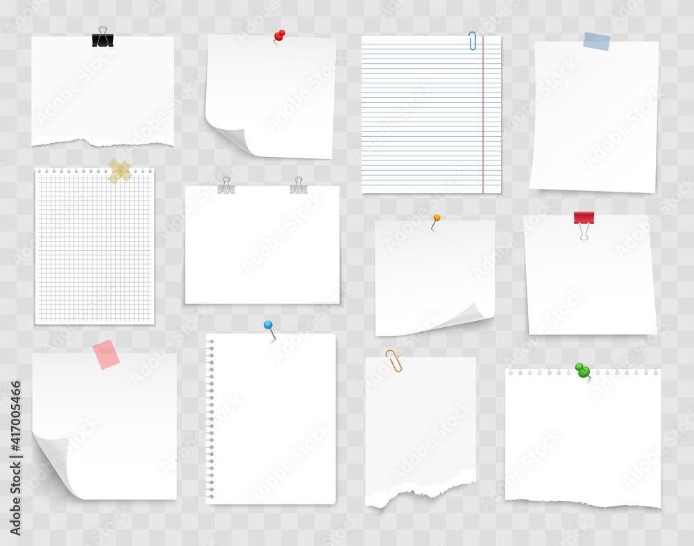 Note Paper Vector