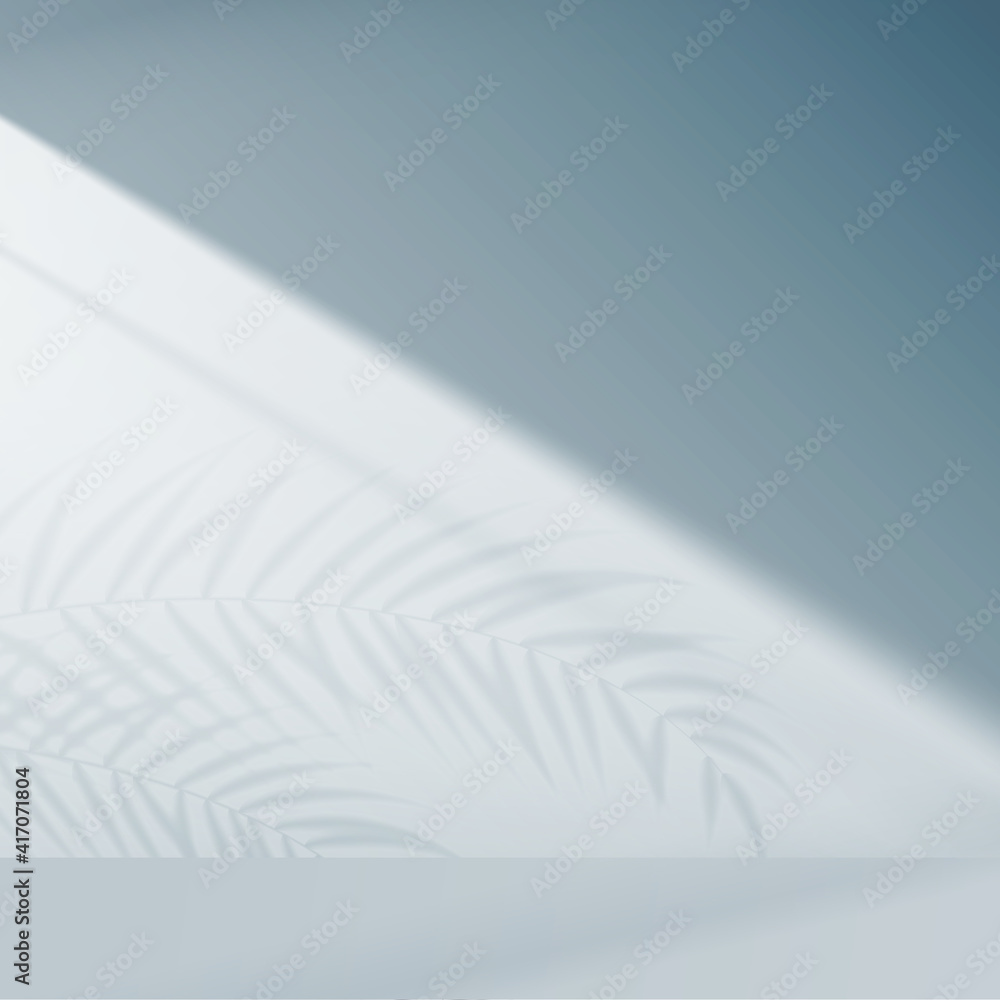 Shadow background overlays. Scenes of natural lighting. Tropical leaves ...