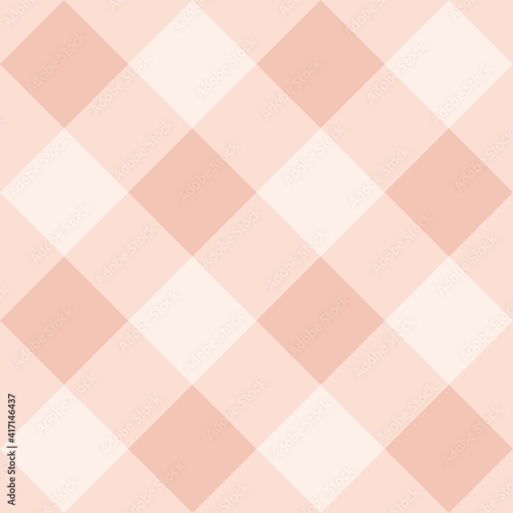Seamless pink and white vector background - checkered pattern or grid ...