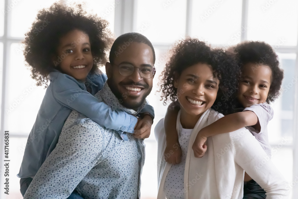 Happy Married Couple With Kids