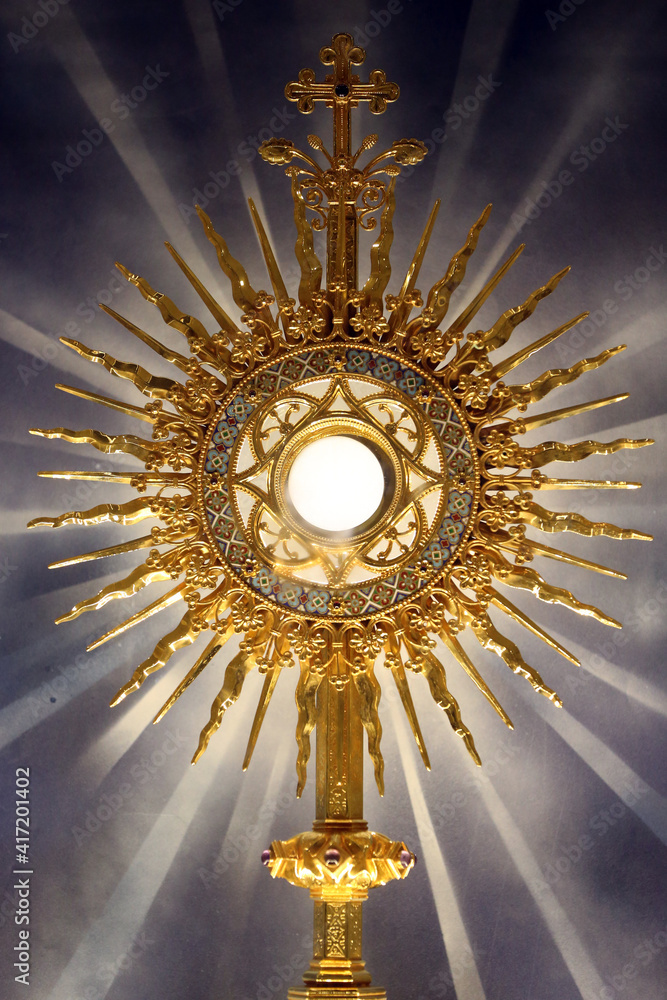 The church of Saints Peter and Paul. Adoration chapel. Holy Sacrament ...