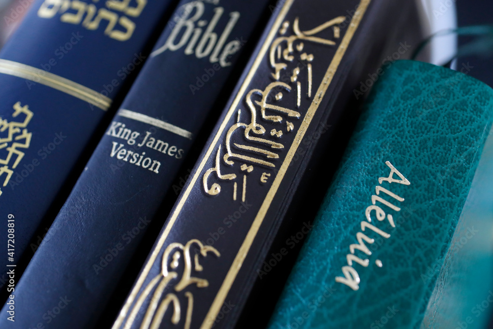The three monotheistic religions. Christianity, Islam and judaism ...