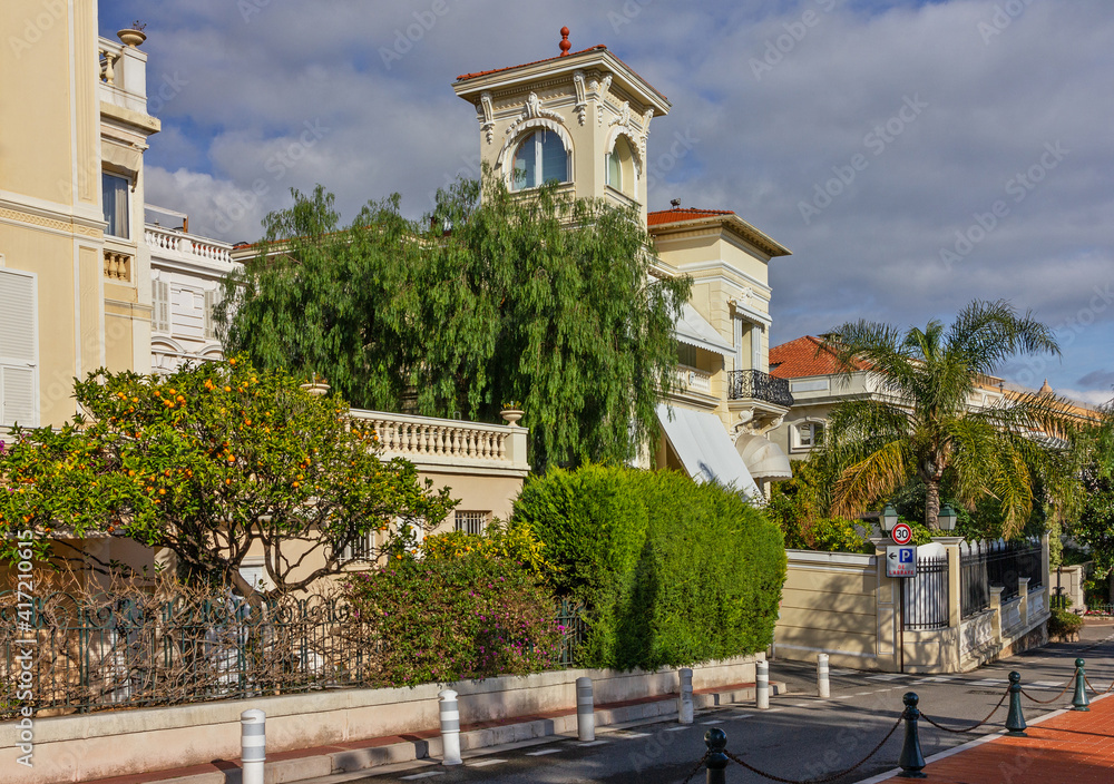 Monaco street houses architecture, France, Monaco and Monte Carlo ...