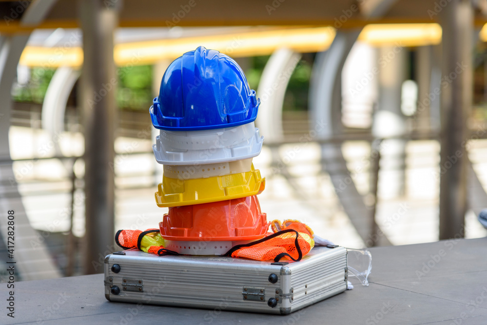 Construction hard hat safety tools equipment for workers in ...