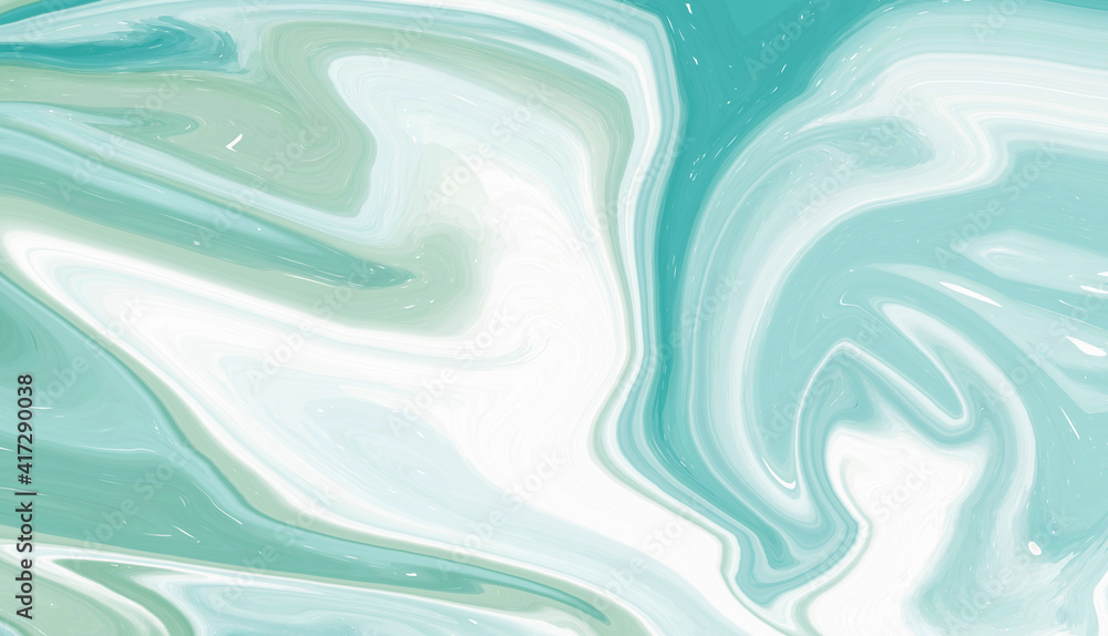 Cadet blue, sky blue and white acrylic colors mixing. Blue color shades ...