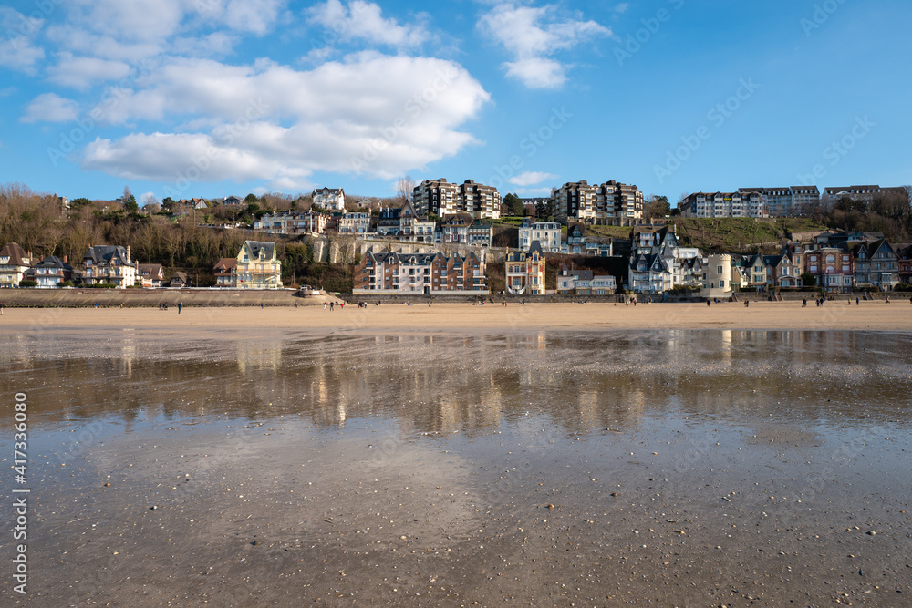Paysage de Trouville-sur-mer Stock Photo | Adobe Stock