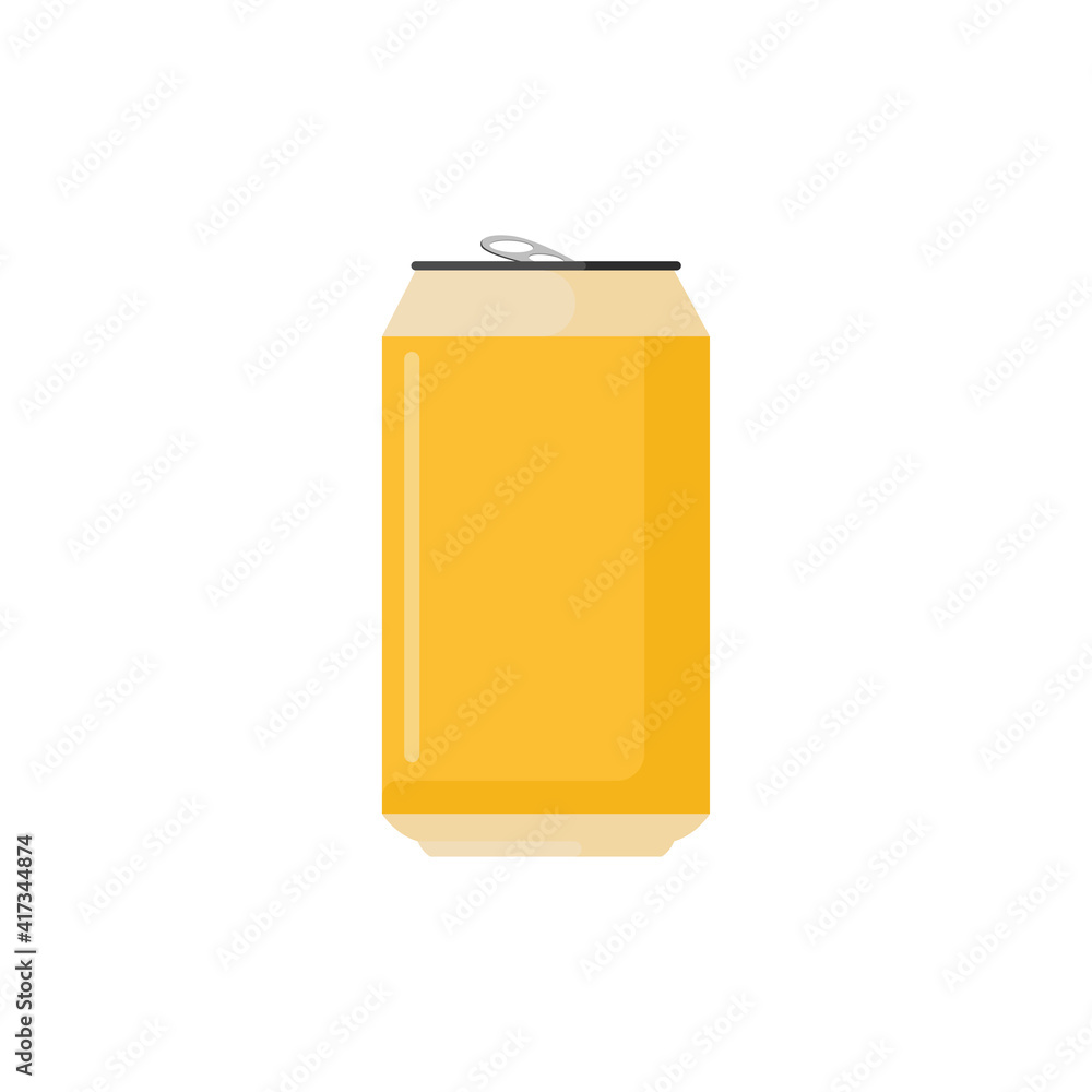 Flat design can drink vector graphics Stock Vector | Adobe Stock